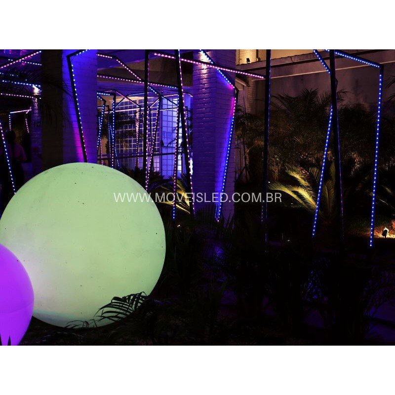 Locação de Esferas de LED Gigante 120cm - Confira Período Diária